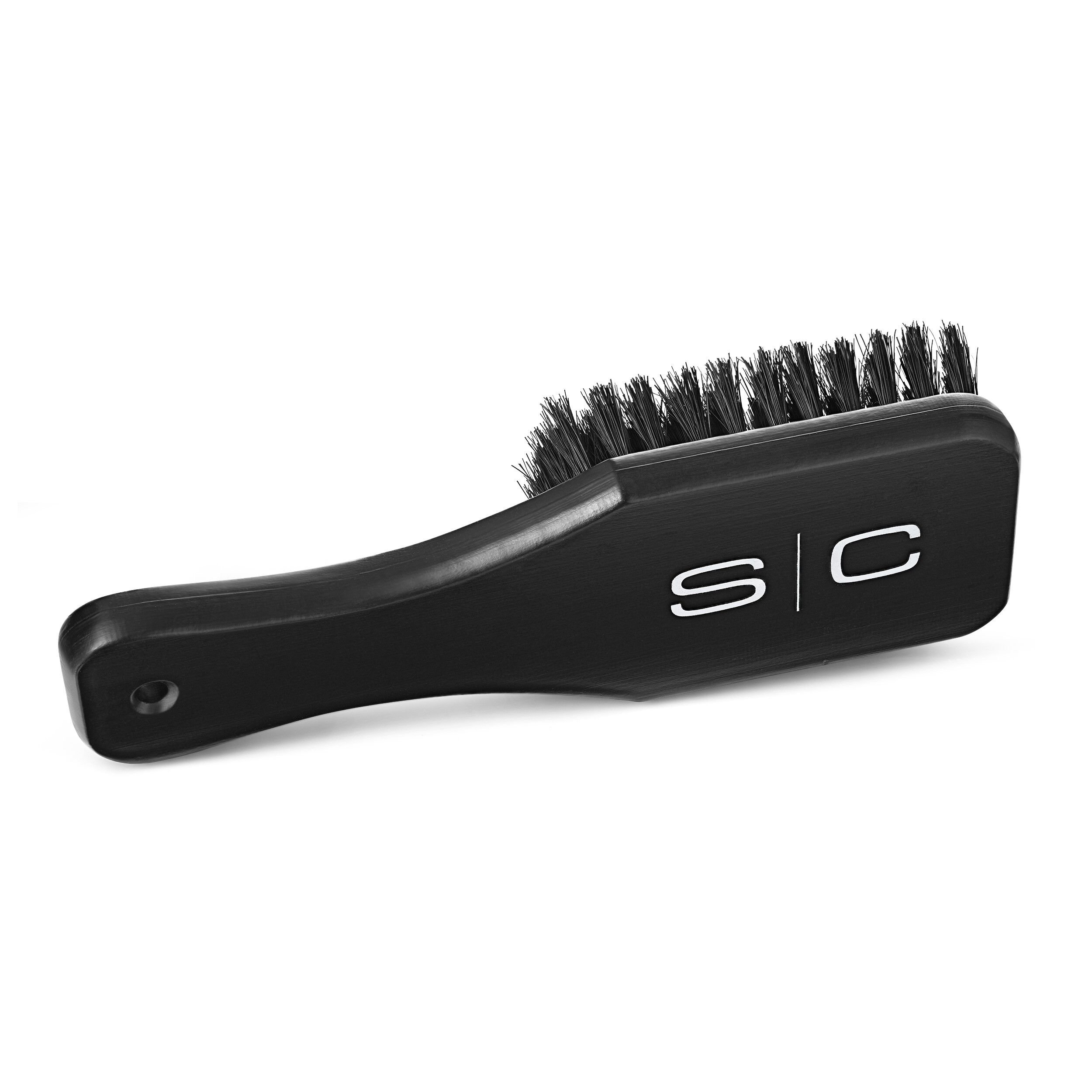 StyleCraft DISC Square Barber Paddle Brush Natural Boar Bristles With ...