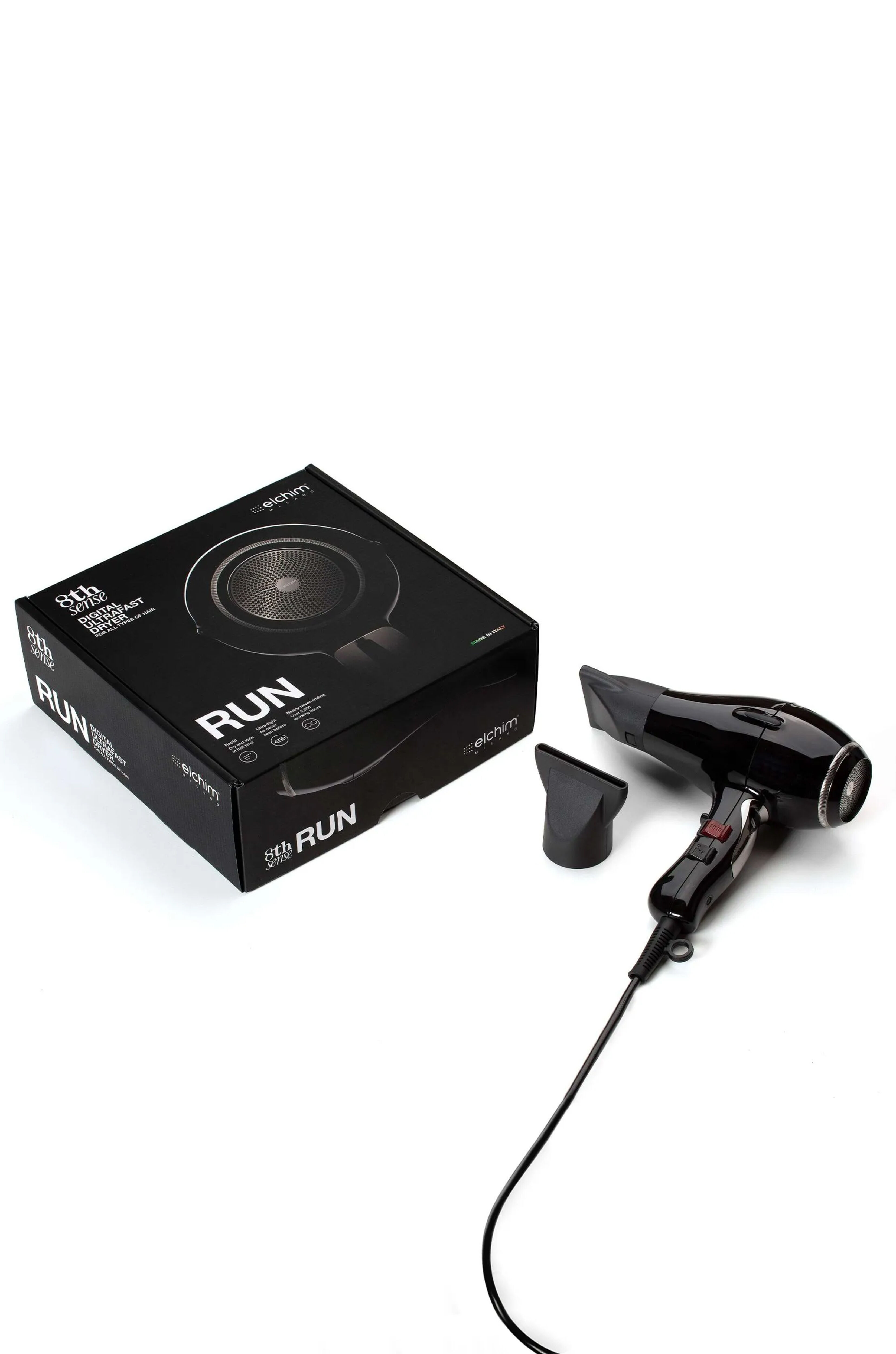 ELCHIM RUN Italian Professional & Powerful Dryer with Brushless Digital ...