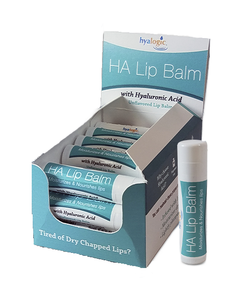 Hyalogic HA Lip Balm Tube 18ct Display