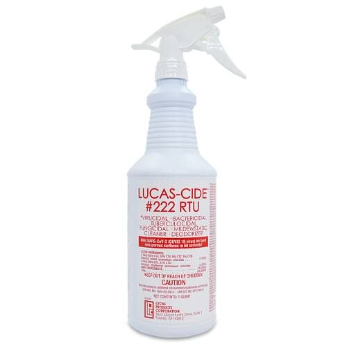 Lucas Products Lucas-Cide #222 RTU Ready to Use Disinfectant