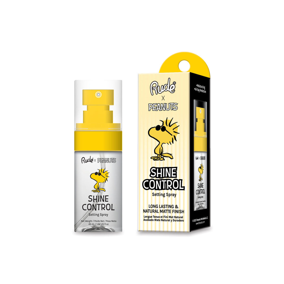 Rude Cosmetics Peanuts Shine Control Setting Spray