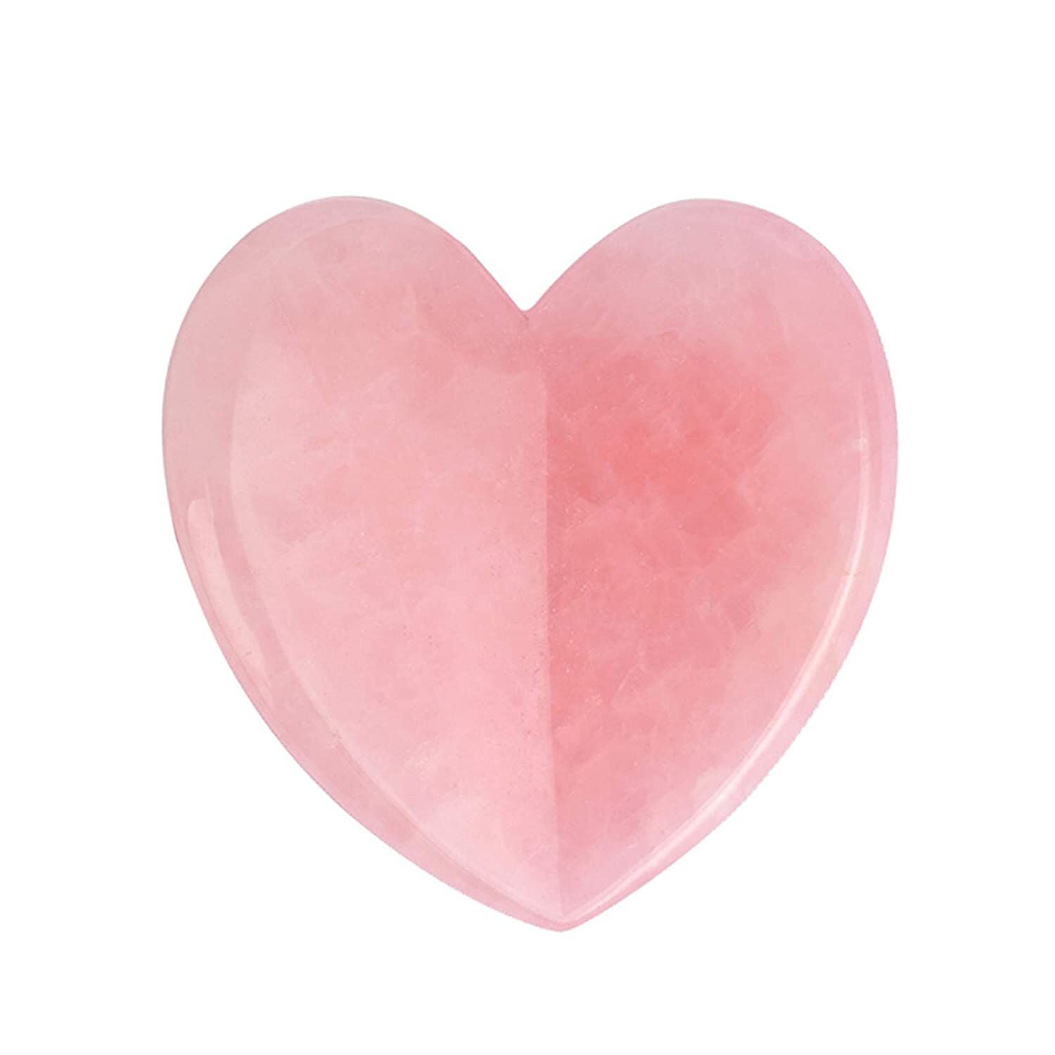 ZAQ Rose Quartz Heart Facial Gua Sha Tool