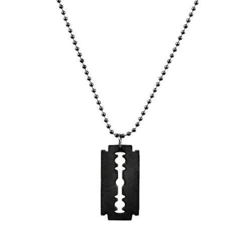 MD Razor Blade Necklace & Keychain