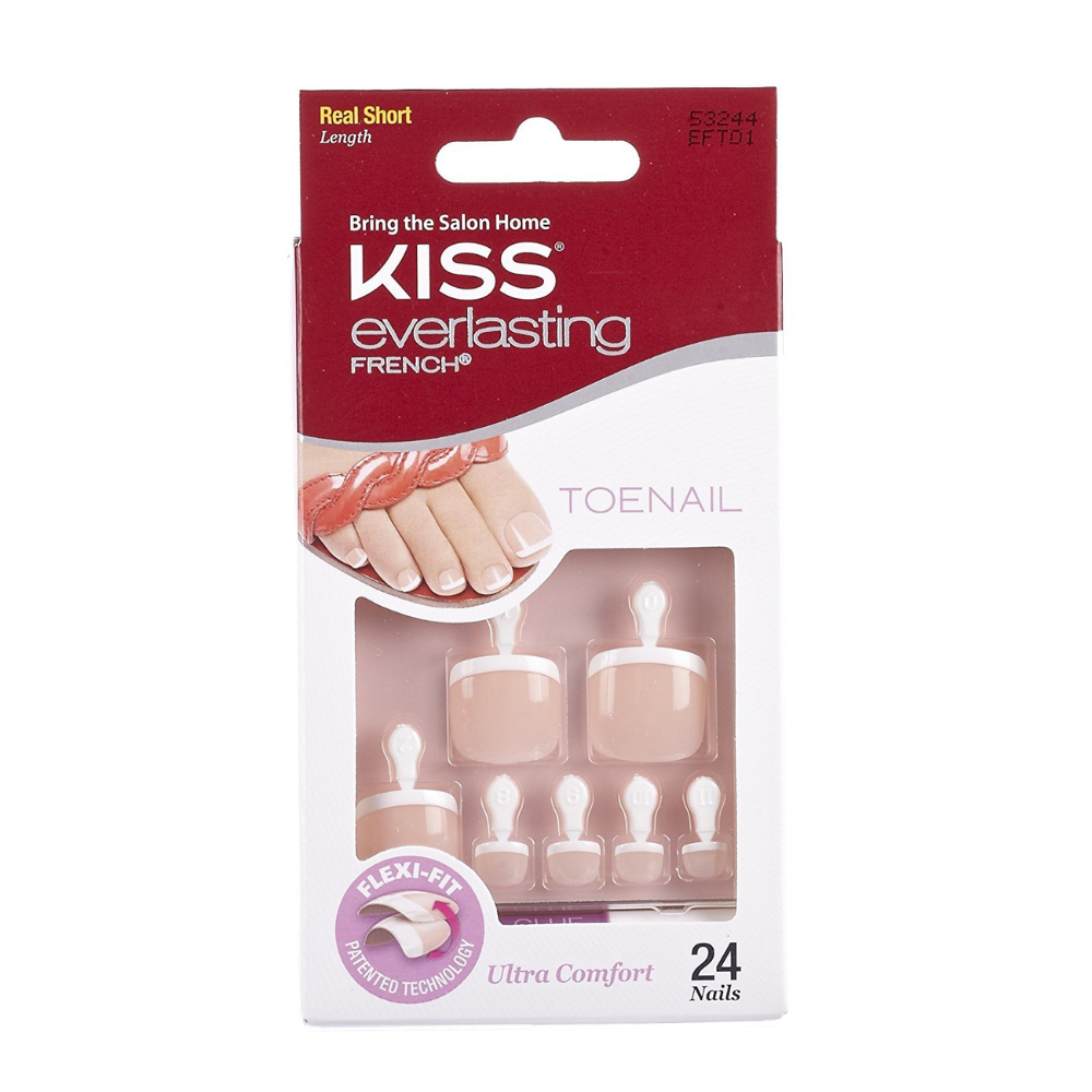 KISS Everlasting French Nail Pedicure Nail Kit - Limitless