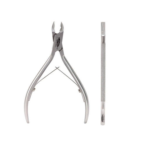 Cricket Logo Acrylic Professional Cuticle Nipper & Pusher Set