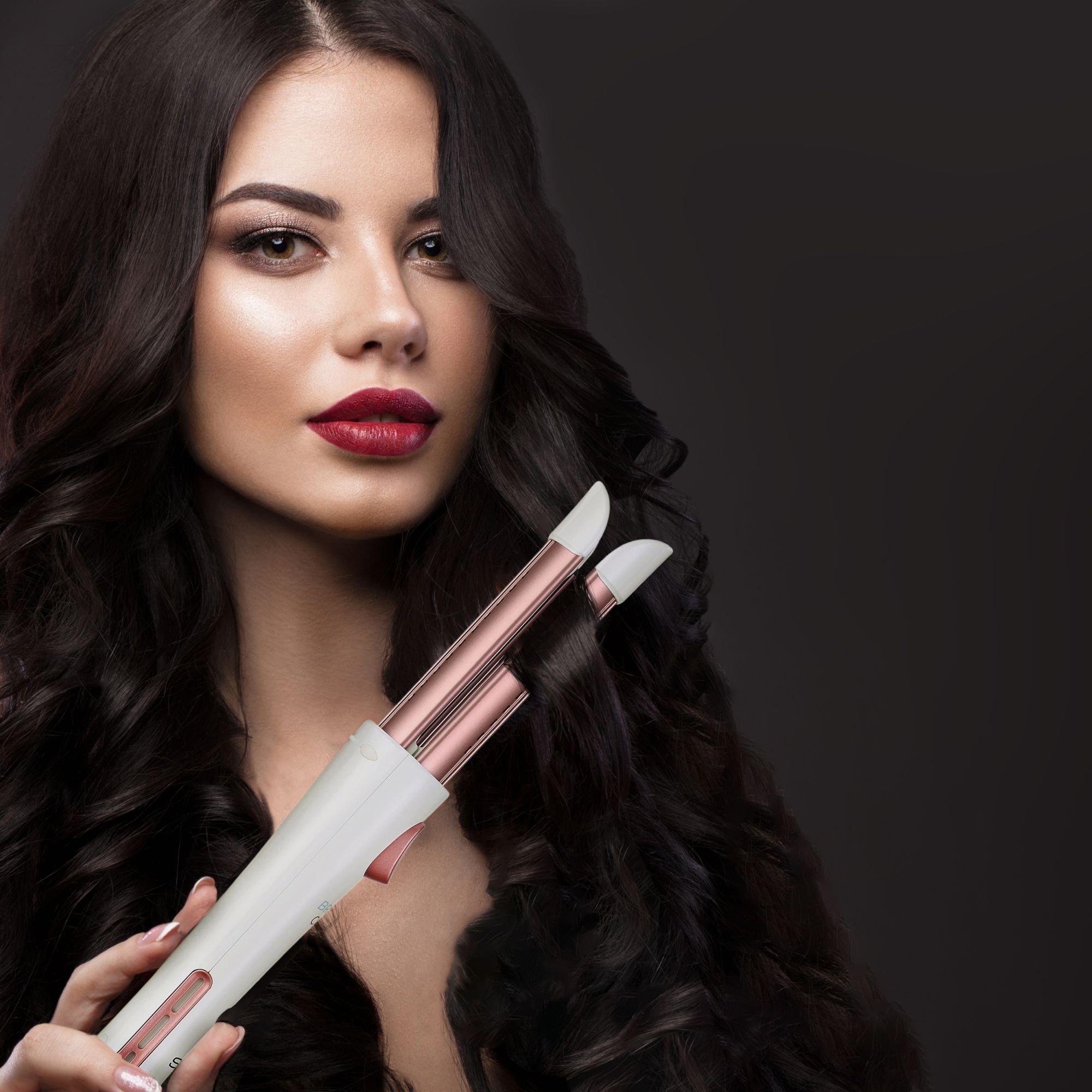 StyleCraft Breezy Curl 2-in-1 Cool-Air Hair Styler for Straight or Wavy ...