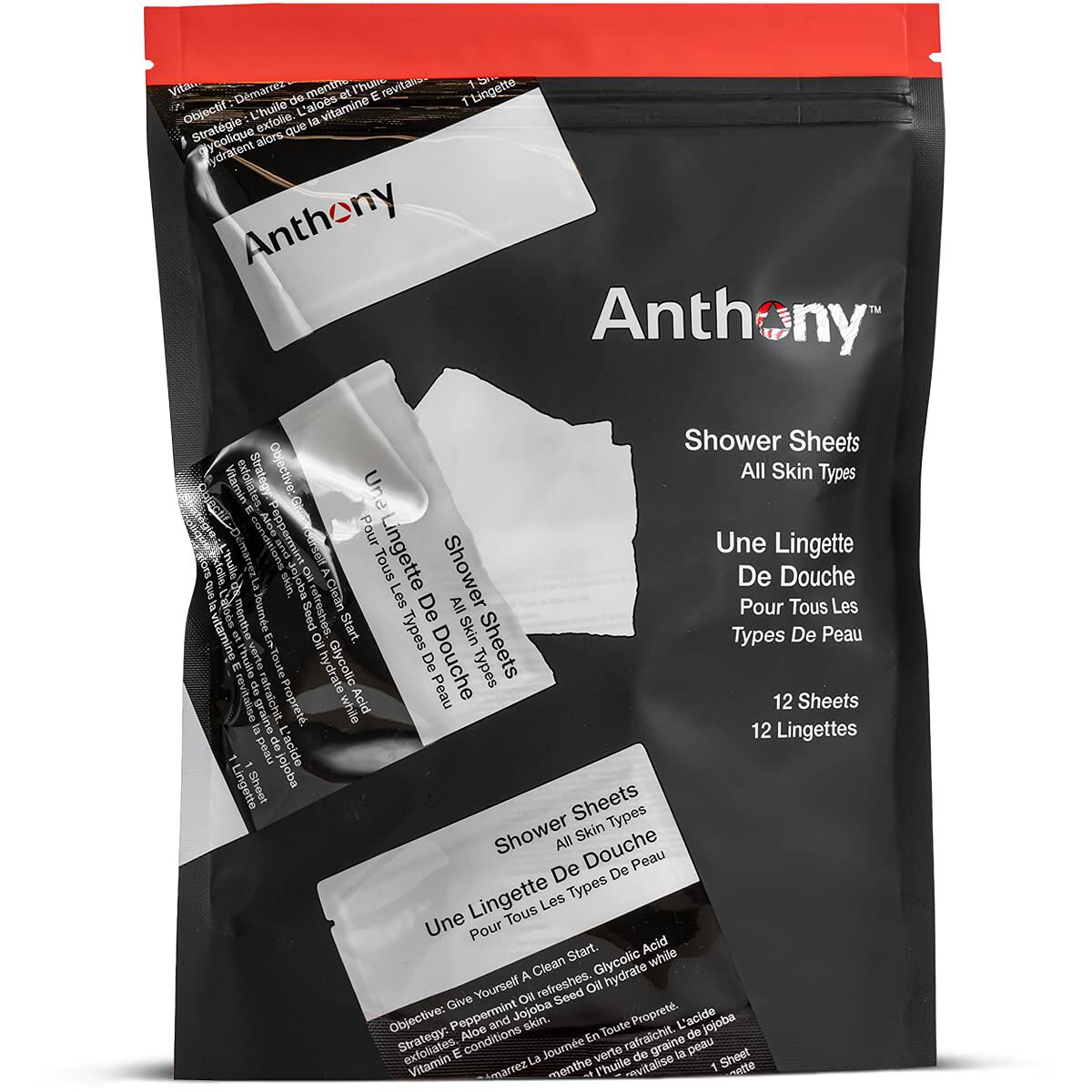 Anthony Skin Shower Sheets 18 Pack