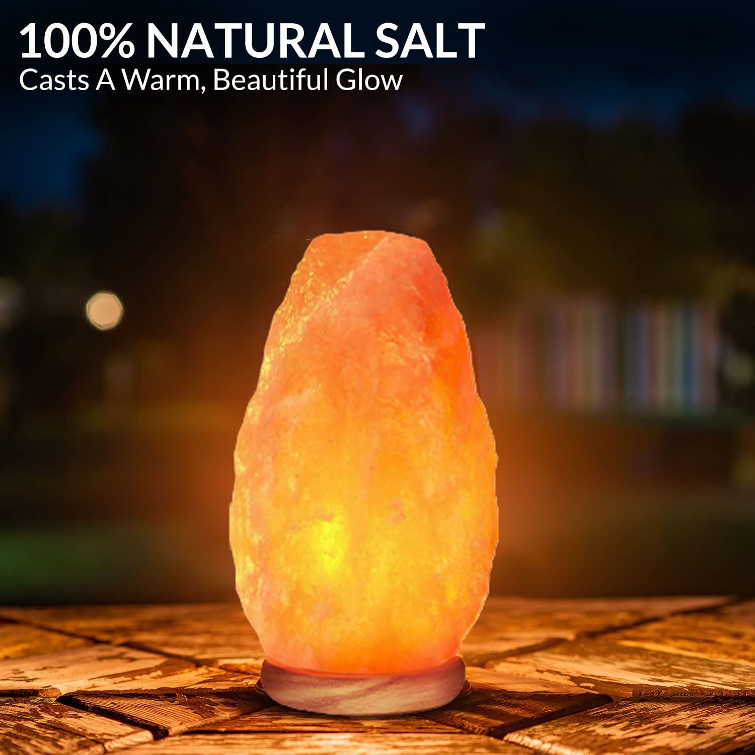 Himalayan Glow Natural Pink Salt Crystal Lamp | SalonCentric