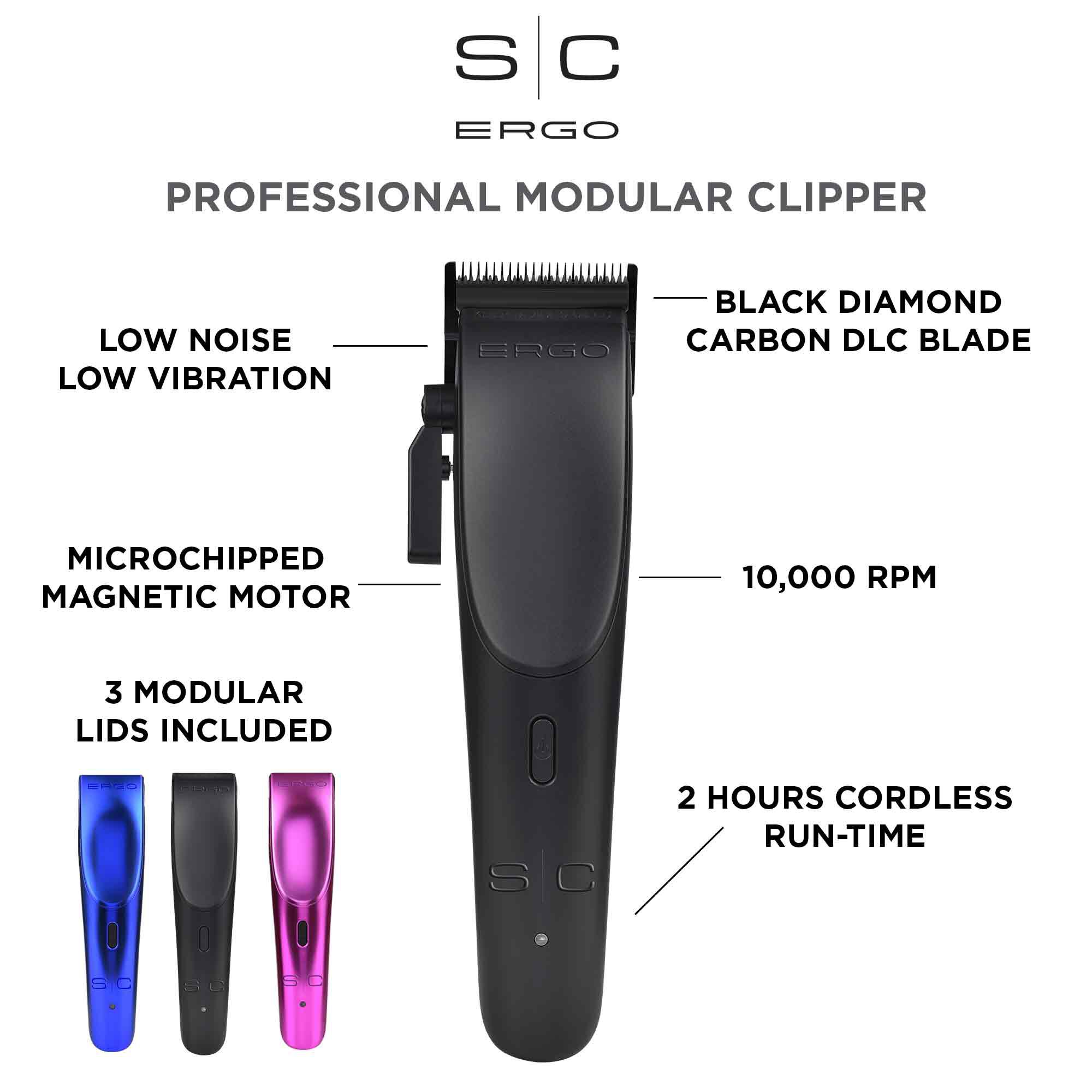 StyleCraft Ergo Pro Modular Microchipped Magnetic Motor Cordless Hair ...