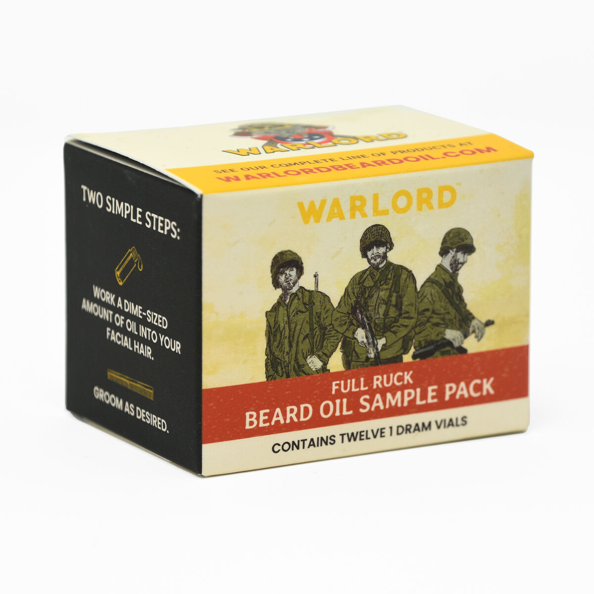 Warlord Full Ruck Beard Oil Sample Pack | SalonCentric