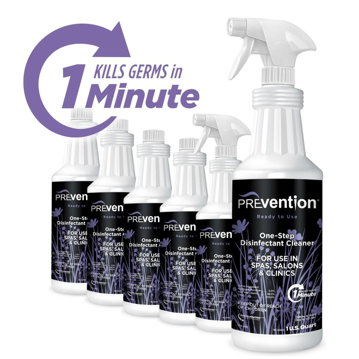 Prevention Ready-to-Use Disinfectant Cleaner Liquid, 32 fl oz - 6pk ...