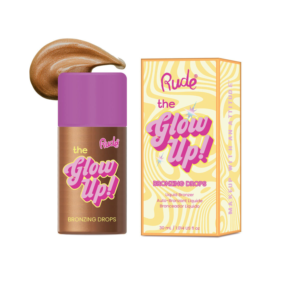 Rude Cosmetics The Glow Up! Drops - Bronzing Drops