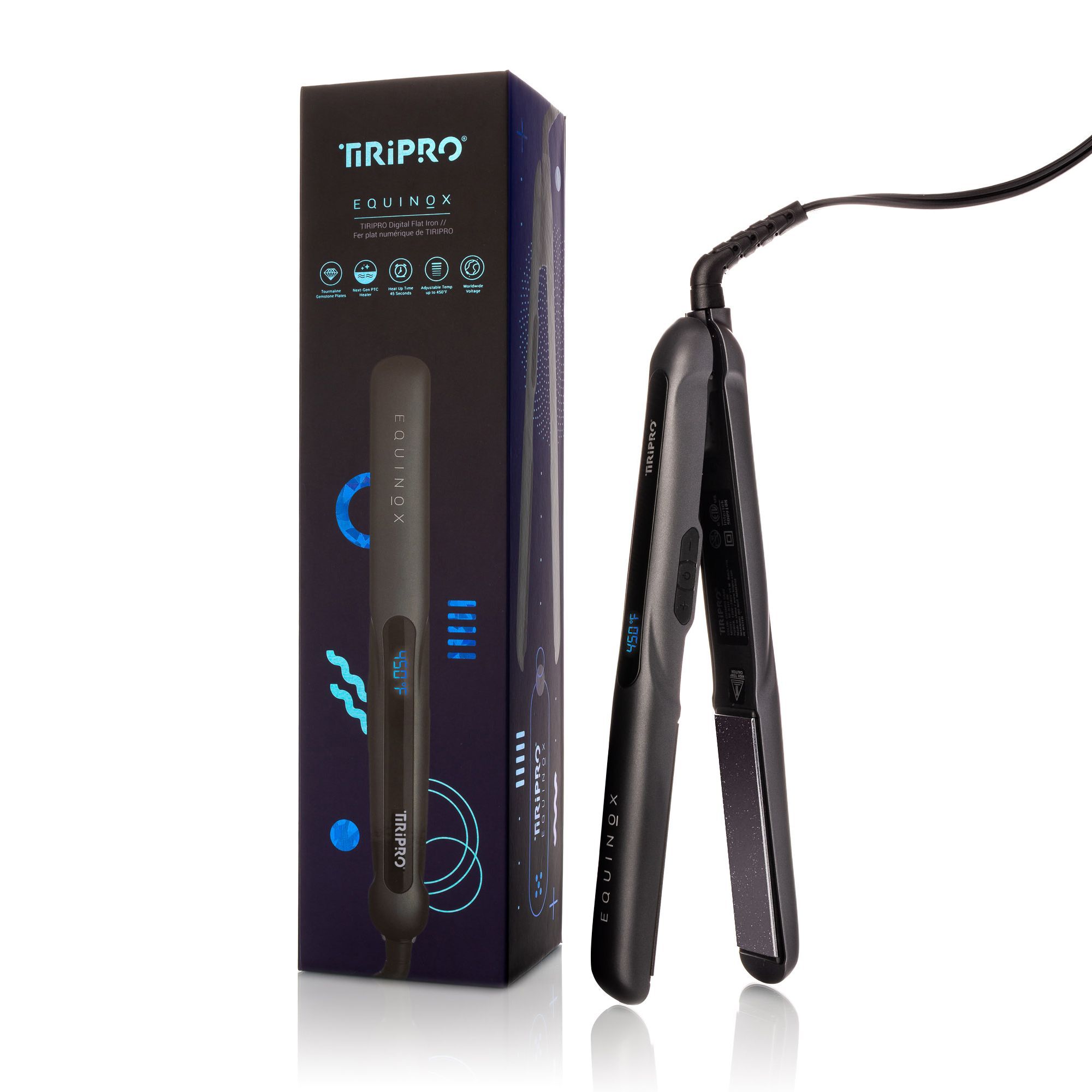 Tiri Pro Equinox Digital 1.25" Professional Flat Iron