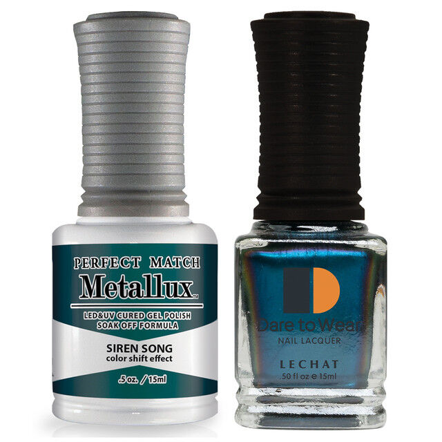 LeChat Nails Perfect Match Metallux Gel & Lacquer Duo