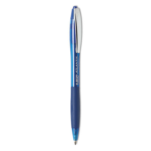BIC Glide Ballpoint Pen, Retractable, Medium 1 Mm, Blue Ink, Blue Barrel,