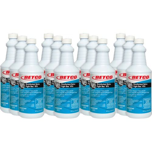 Betco Fight-Bac RTU Disinfectant Cleaner - Ready-To-Use Spray - 32 fl