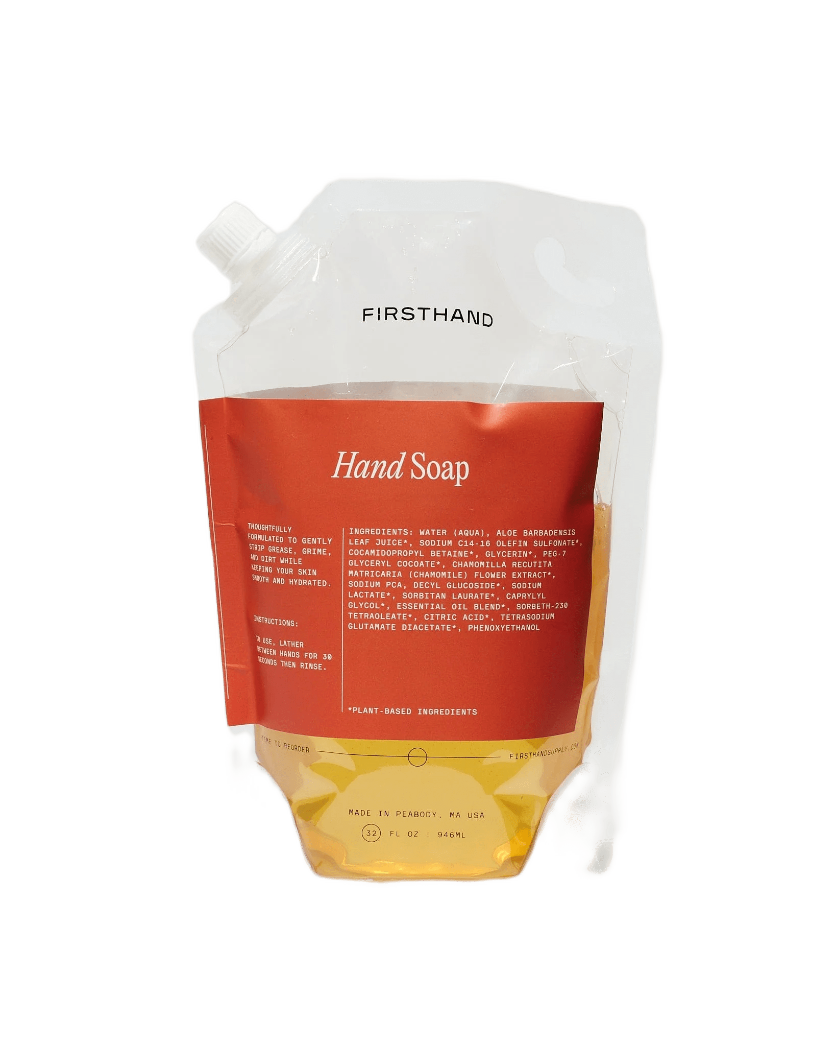 Firsthand Supply Hand Soap Refill Bag 64 oz