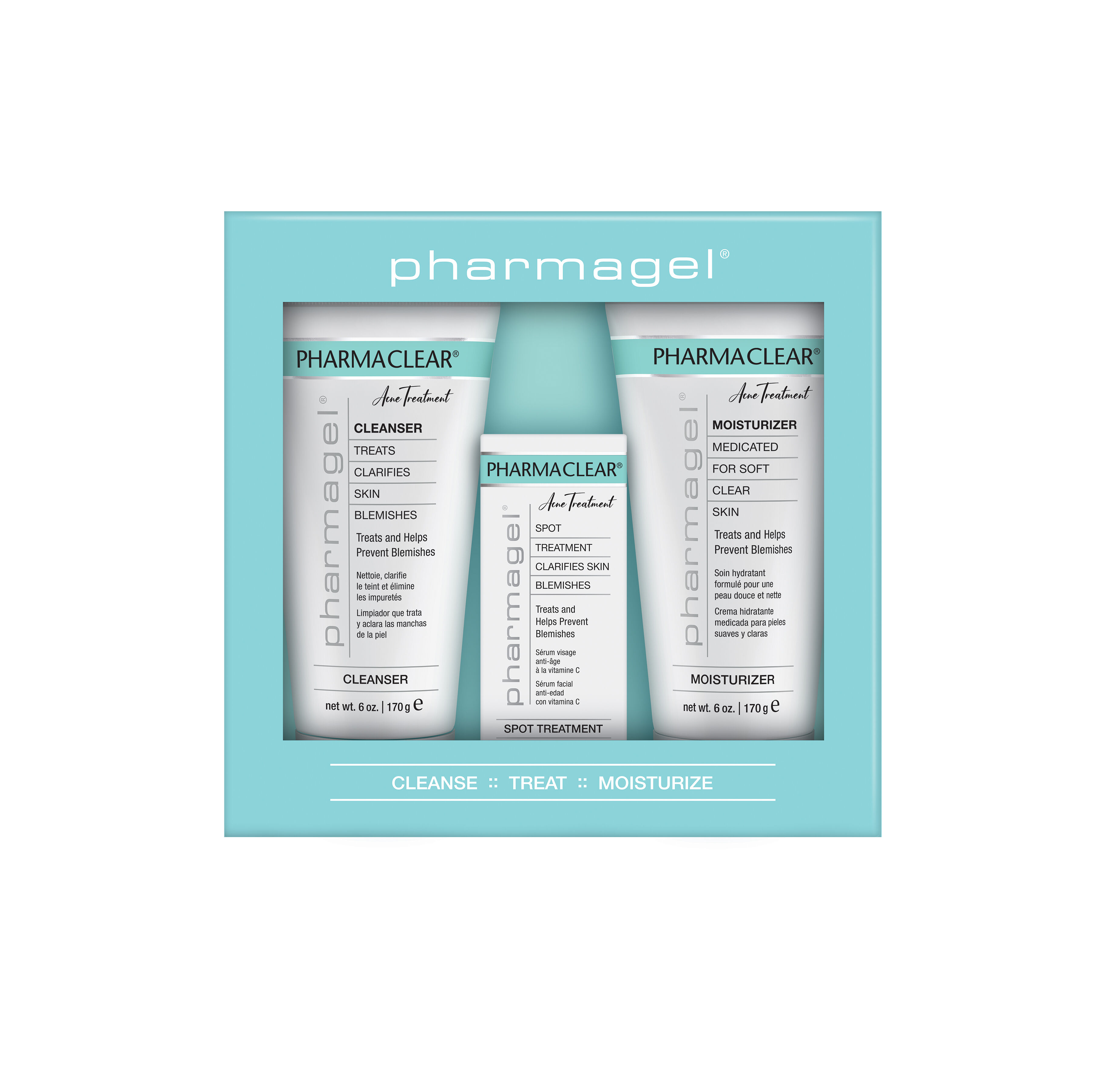 Pharmagel PharmaClear Acne Treatment System