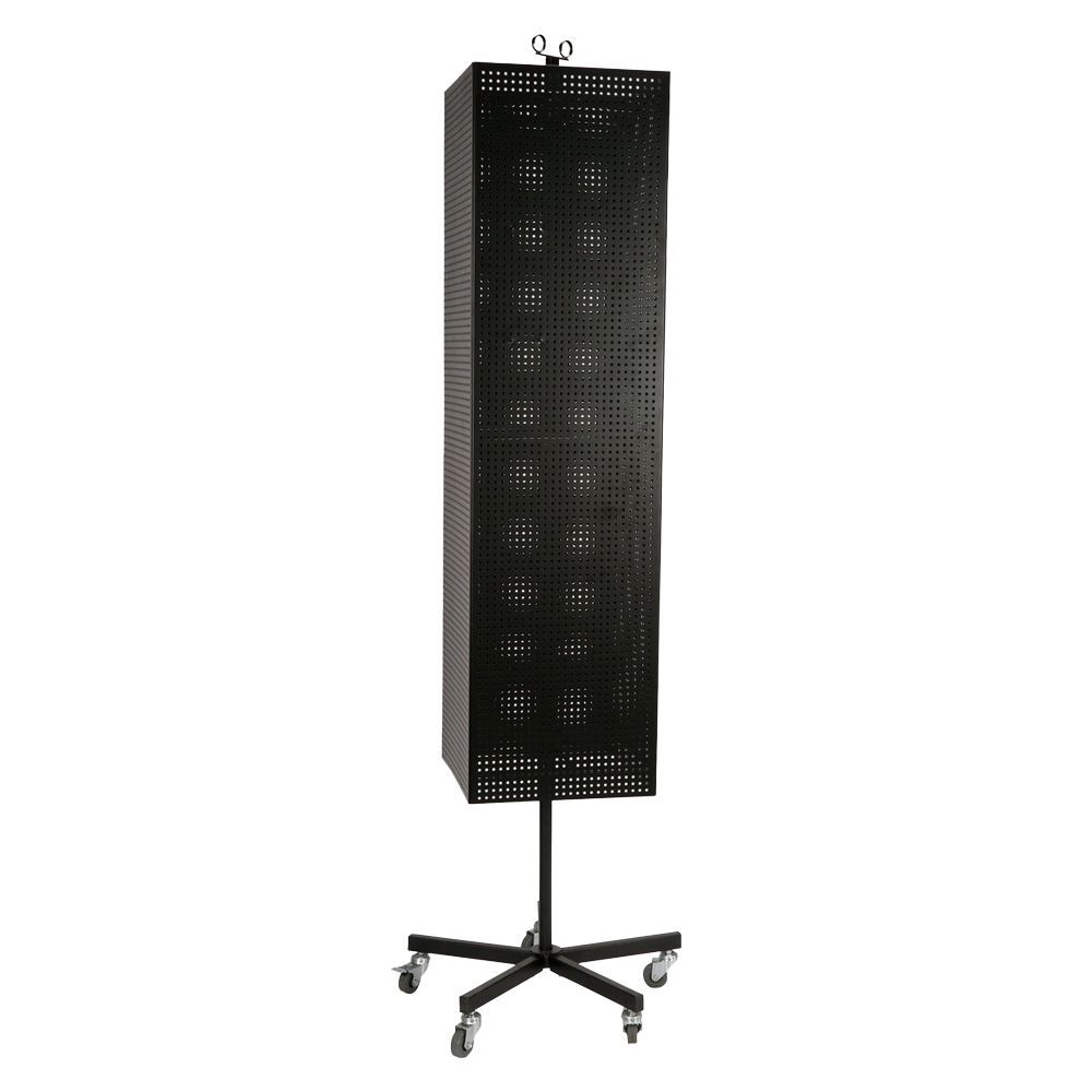 Specialty Store Services Floor Standing Metal Pegboard Spinner Rack ...
