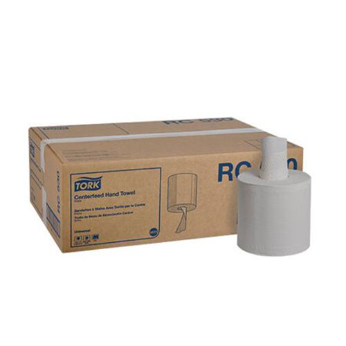Tork Centerfeed Hand Towel, 2-Ply, 7.6 x 11.75, 530/Roll, 6 Roll/Case ...