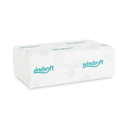 Windsoft C-Fold 1-Ply Paper Towels - 10.2 x 13.25, 12 Packs/Carton
