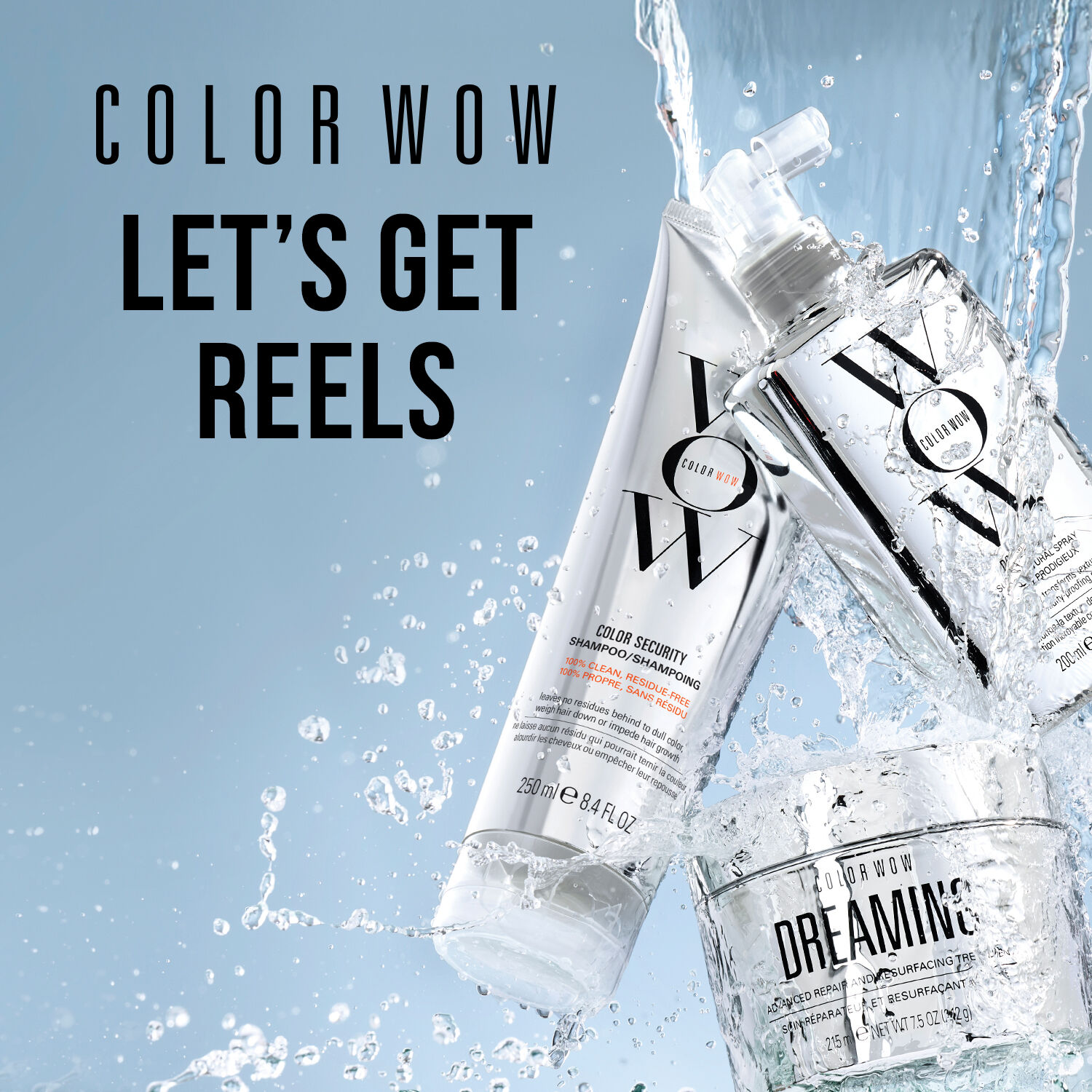 Color Wow Intro to Let's Get Reels