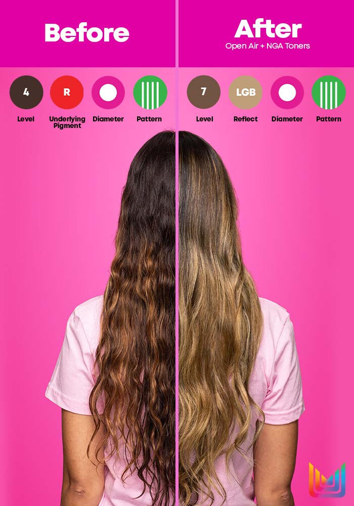 Matrix Light Master Open Air Pre-Bonded Precise Balayage Clay Lightener