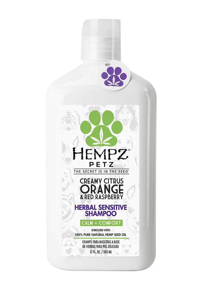 Hempz Petz Sensitive Shampoo Citrus Orange & Red Raspberry