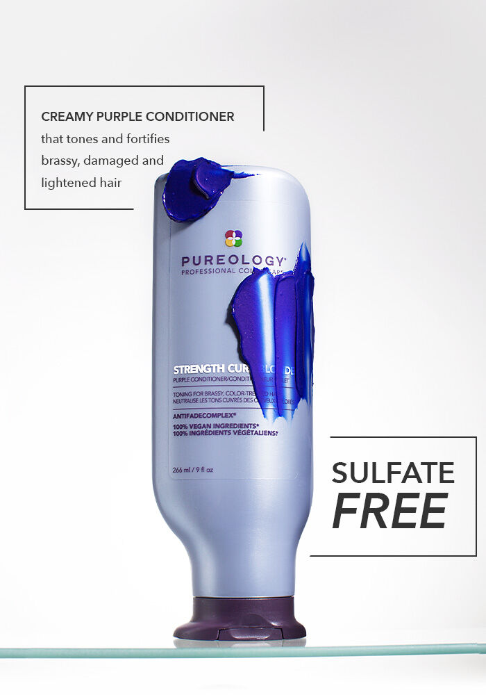 Pureology Strength Cure Blonde Purple Conditioner | SalonCentric