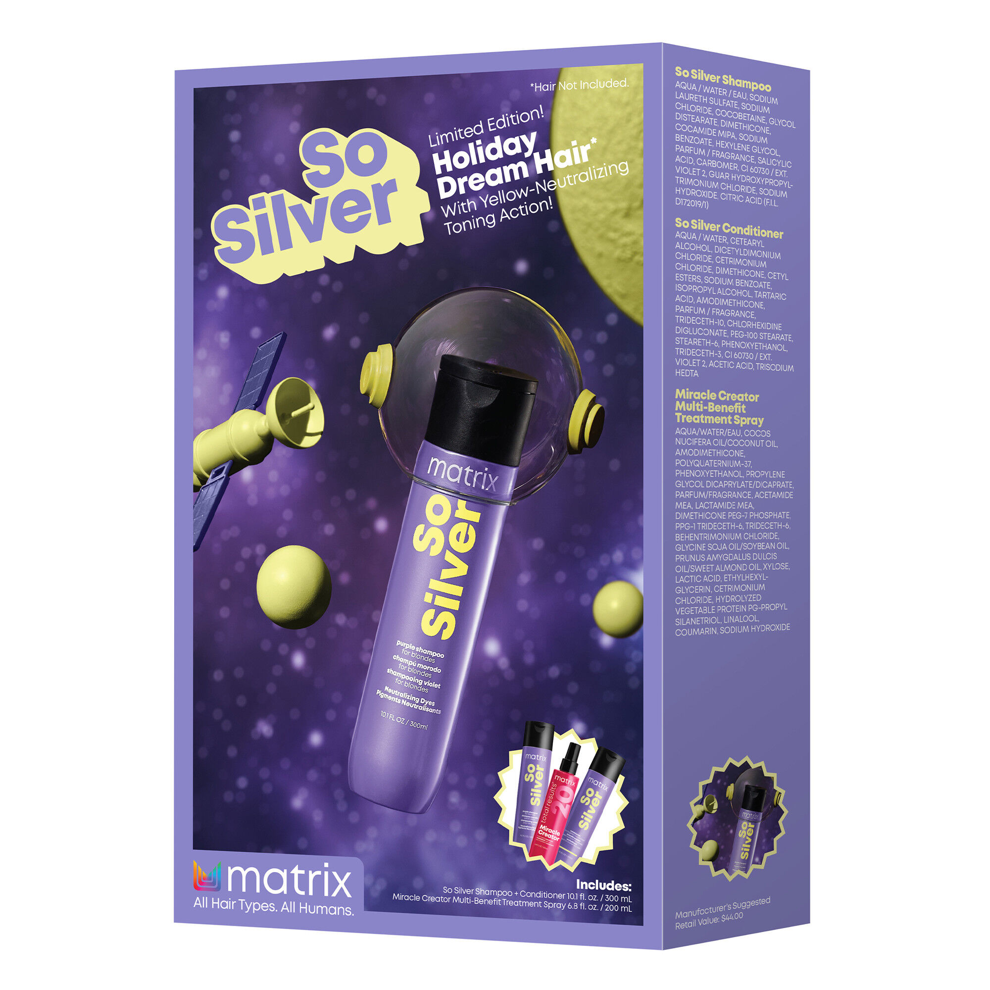 Matrix So Silver Holiday Dream Hair Fantasy Kit