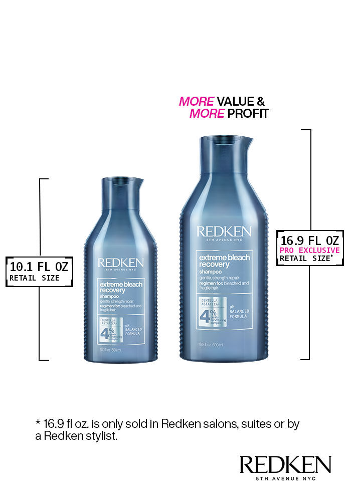 Redken Extreme Bleach Recovery Shampoo for Bleached, Damaged Hair