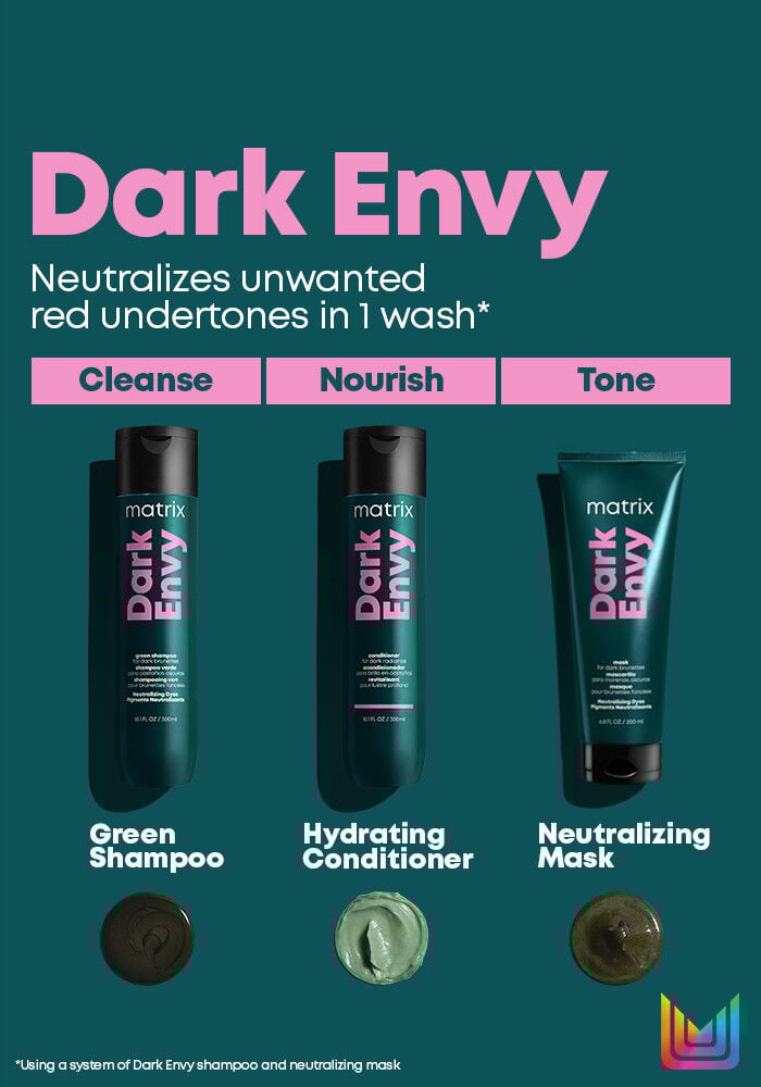 Matrix Dark Envy Color-Depositing Green Shampoo