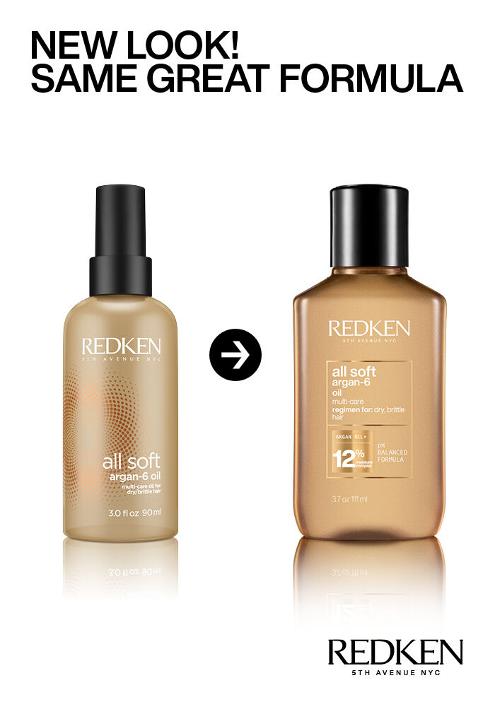 Redken All Soft™ Argan-6 Oil Multi-Care Oil 3 oz. for Dry Hair ...