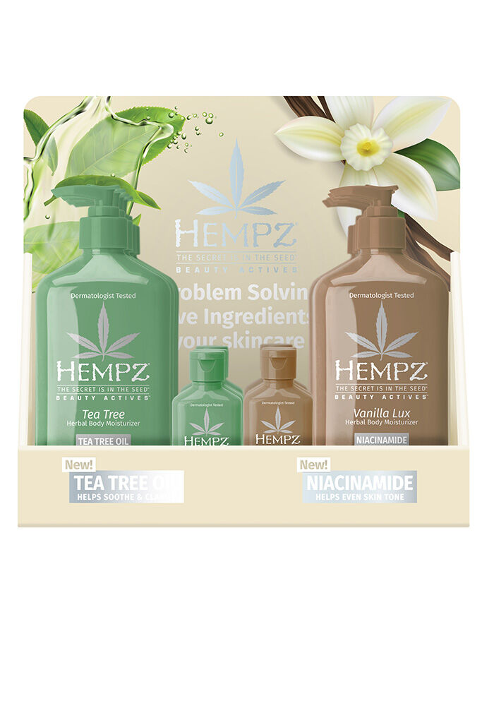 Hempz Beauty Secrets Display