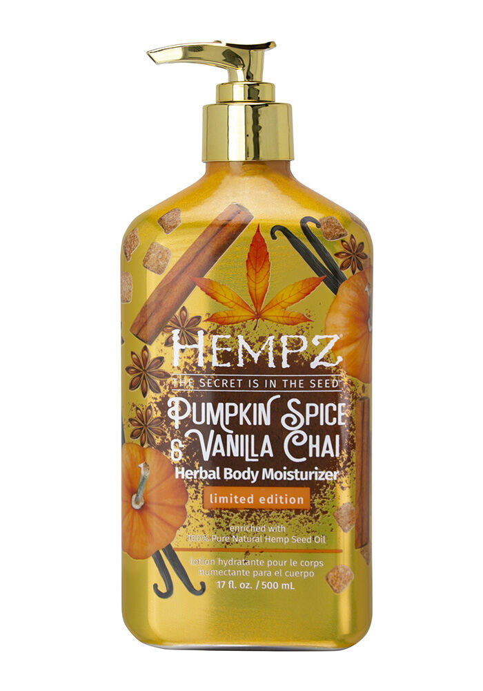 Hempz Limited Edition Pumpkin Spice & Vanilla Chai Herbal Body Moisturizer