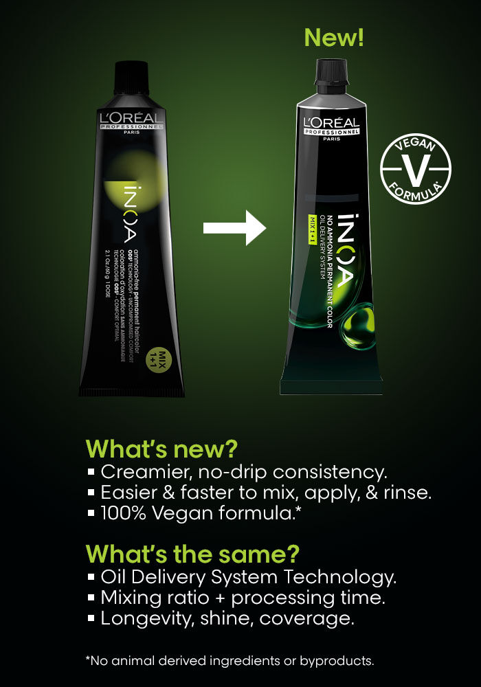 L'Oréal Professionnel NEW! iNOA No Ammonia Permanent Haircolor ...
