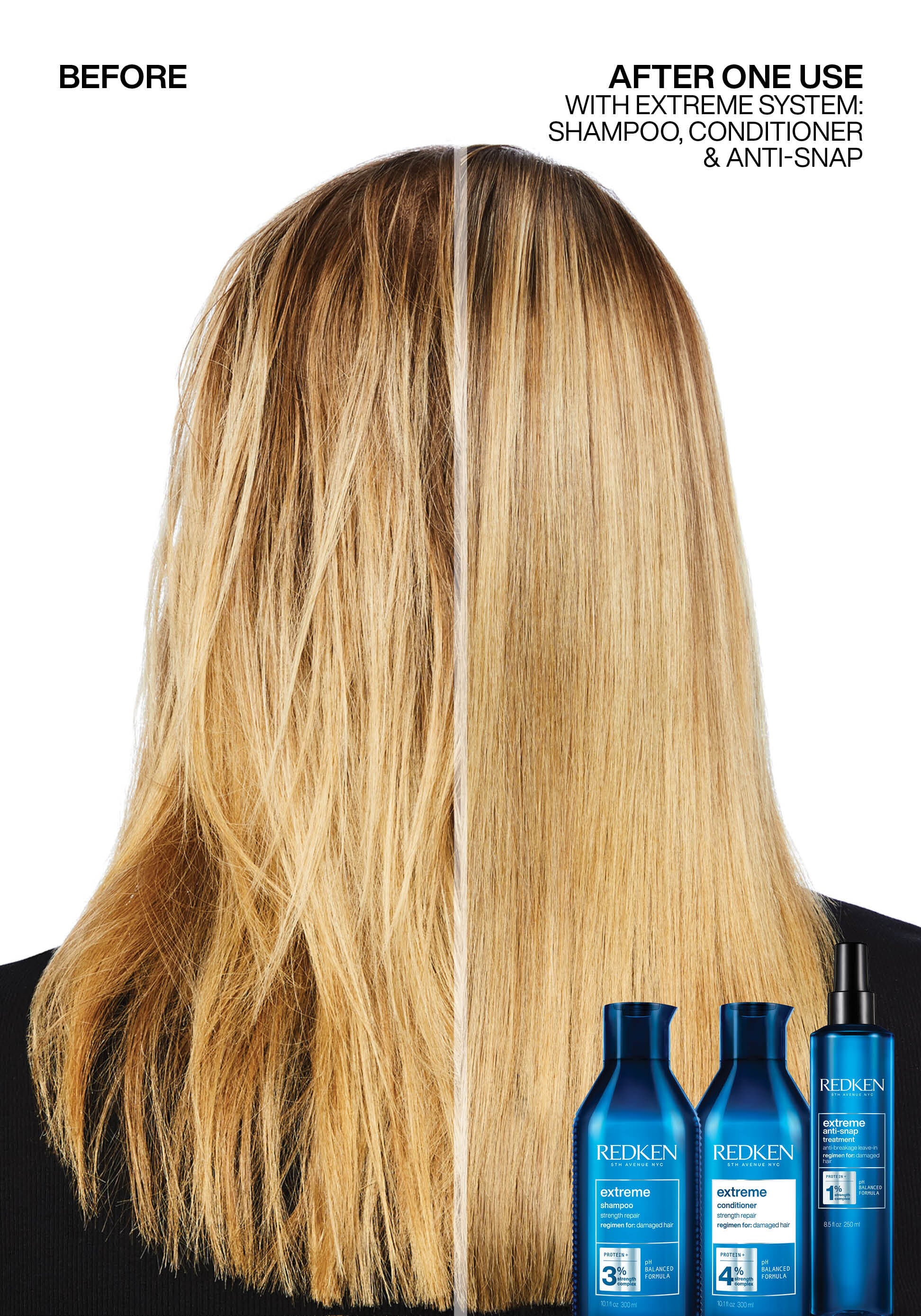 Redken Extreme™ Anti-Snap Leave-In Treatment for Damaged Hair ...