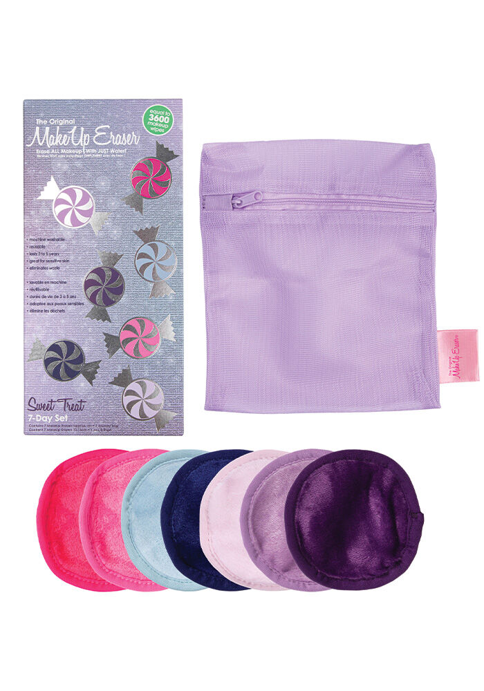 Makeup Eraser Sweet Treat 7 DAY Reusable Makeup Remover Cloths SET
