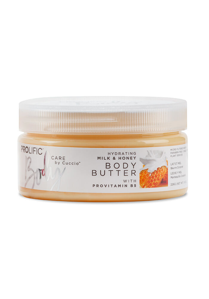 Prolific Hydrating Milk & Honey Body Butter with Provitamin B5 8oz