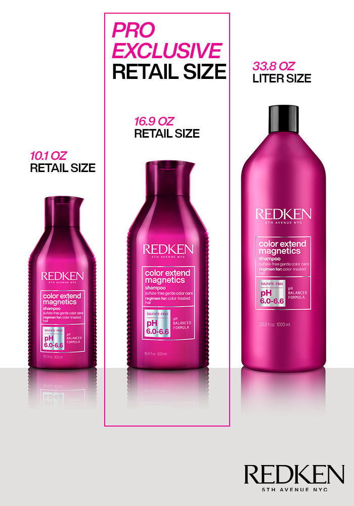 Redken Color Extend Magnetics Sulfate Free Shampoo for Color Treated ...