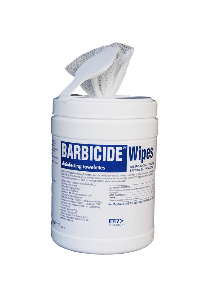 King Research Barbicide Disinfecting Wipes - 160 ct. | SalonCentric
