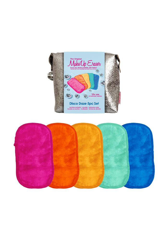 Makeup Eraser Disco 5 pc Mini Reusable Makeup Remover Cloths SET