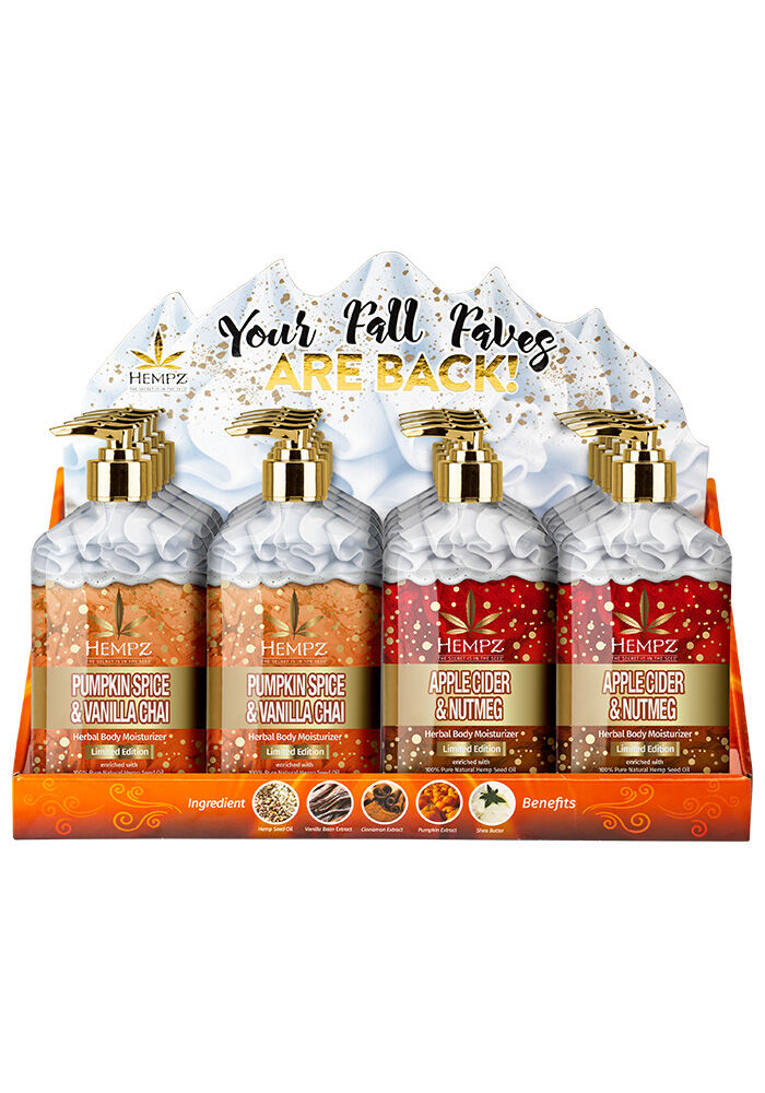 Hempz Fall Faves Display