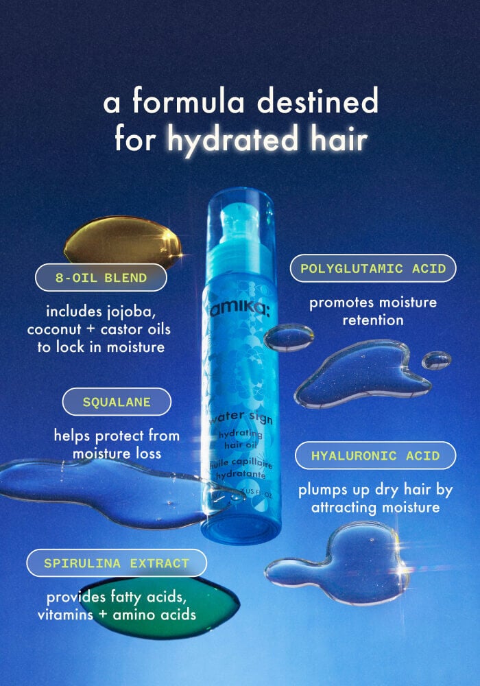 amika Water Sign Hydrating Hair Oil
