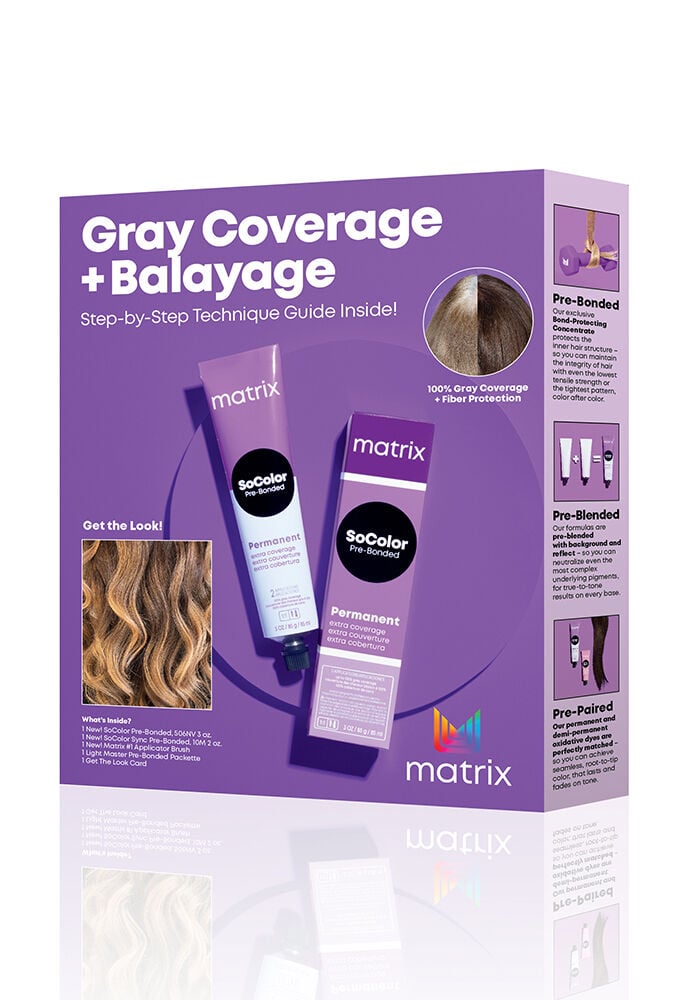 Matrix SoColor Extra Coverage Gray + Balayage Kit