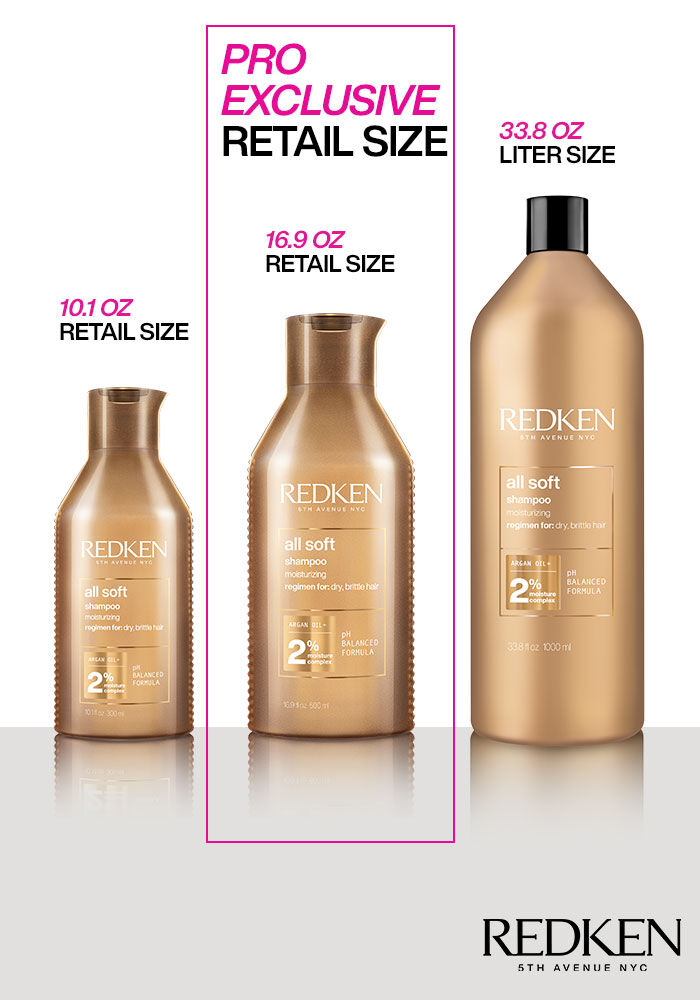 Redken All Soft™ Shampoo with Argan Oil for Dry Hair | SalonCentric