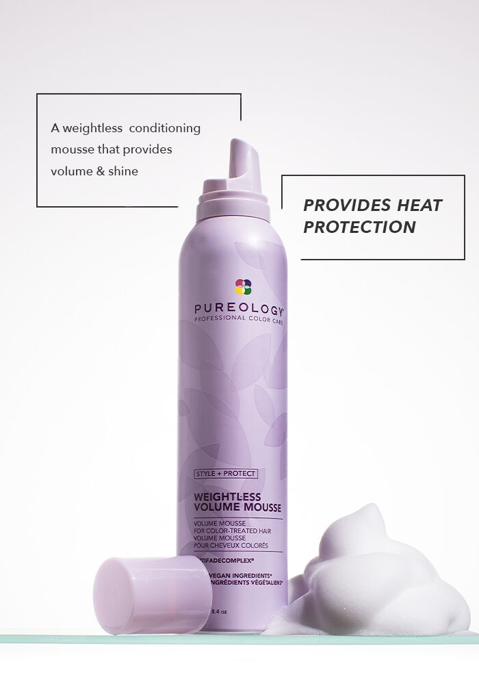 Pureology Style + Protect Weightless Volume Mousse | SalonCentric