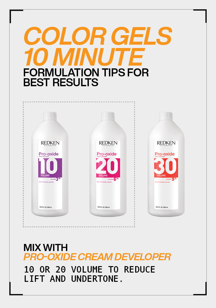 Redken Color Gels Lacquers 10 Minute Express Liquid Permanent Color