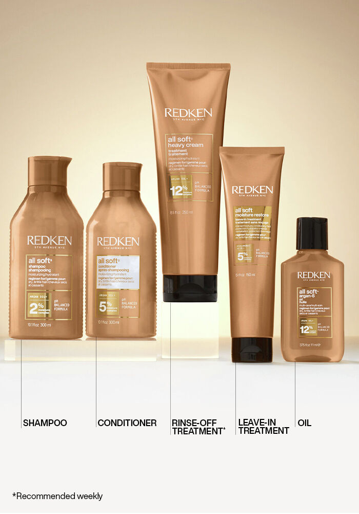 Redken All Soft Moisture Restore Leave-In Treatment with Hyaluronic ...