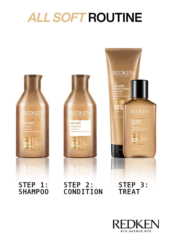 Redken All Soft™ Argan-6 Oil Multi-Care Oil 3 oz. for Dry Hair ...
